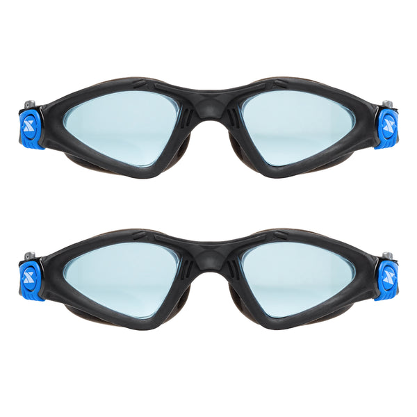 2-Pack Velocity Blue Goggles - XTERRA WETSUITS